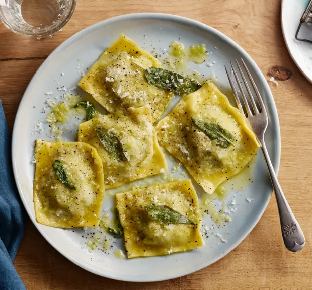 Experience the taste of healthy Spinach and Ricotta Ravioli